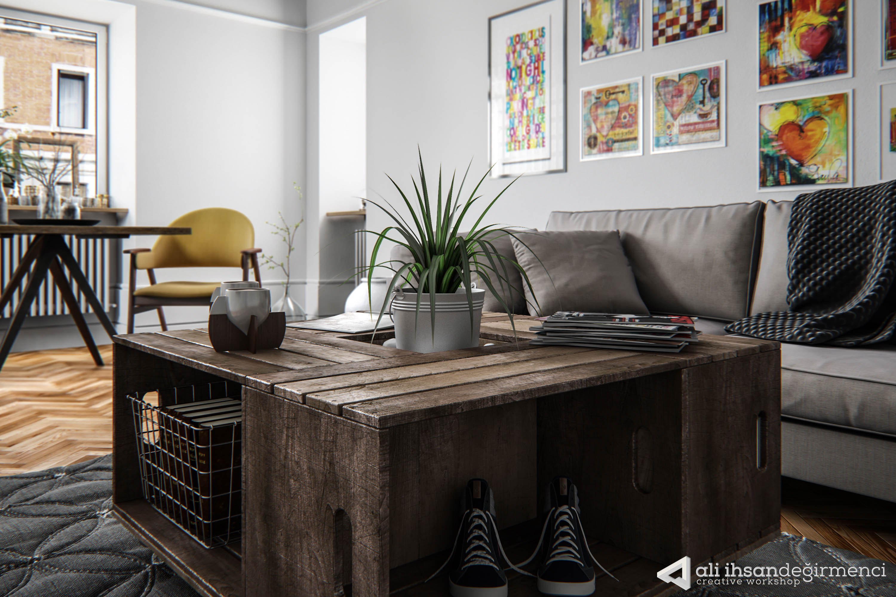3D Archviz - Special Living Room - by Ali İhsan Değirmenci - #392