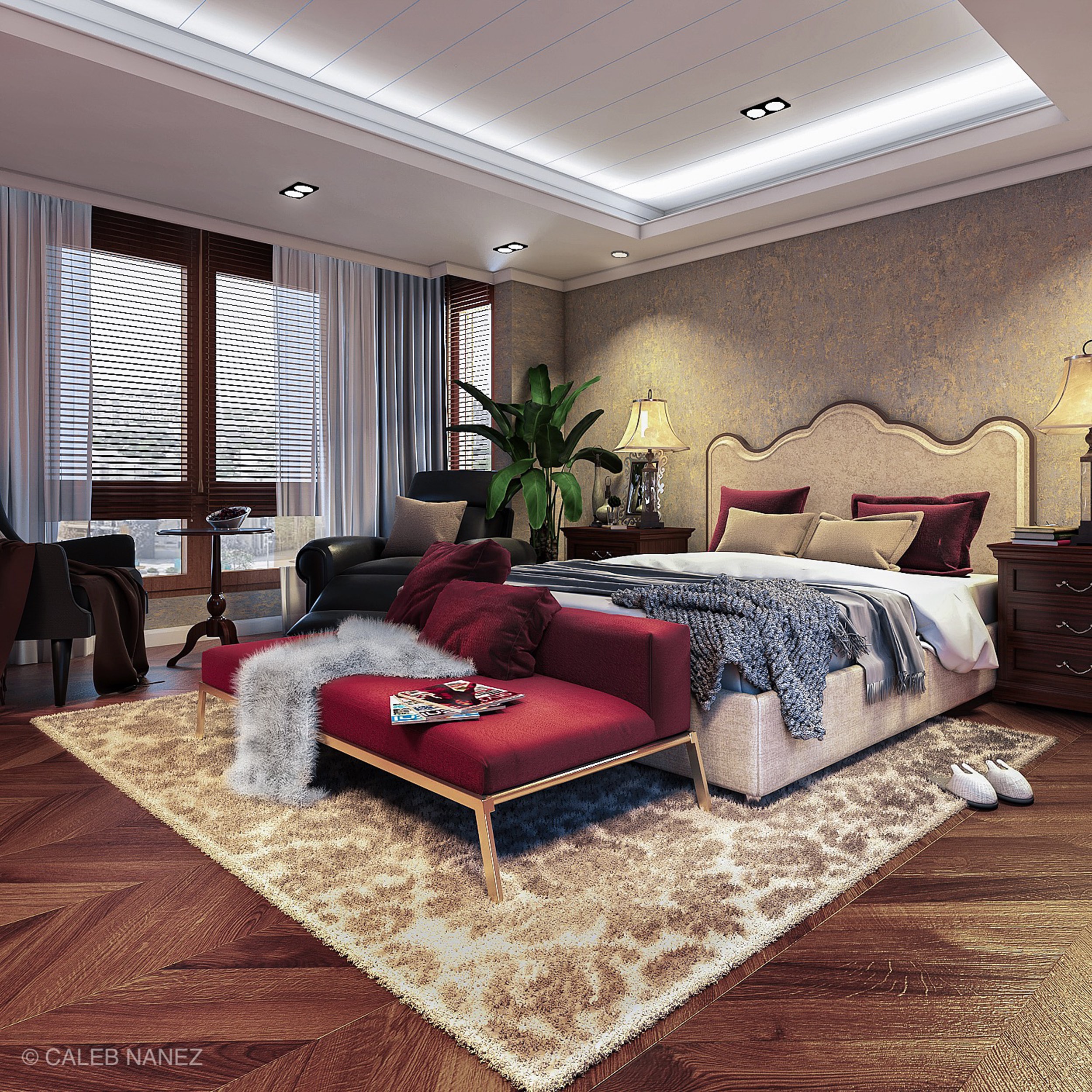 3D Archviz - Versace Interior space - by Kayleb Dy - #836