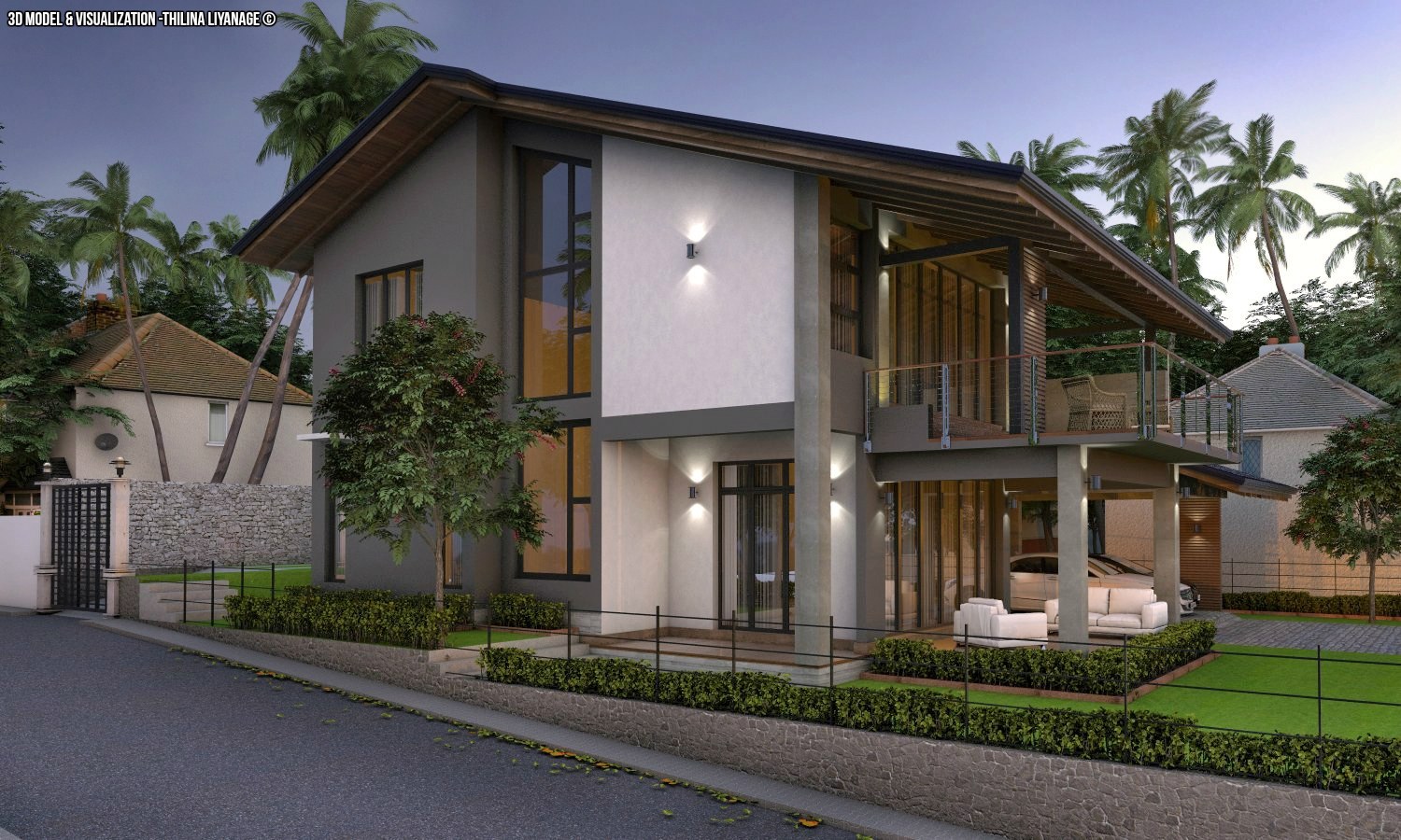 3D Archviz - House-Colombo-Sri Lanka - by Thilina Liyanage - #605