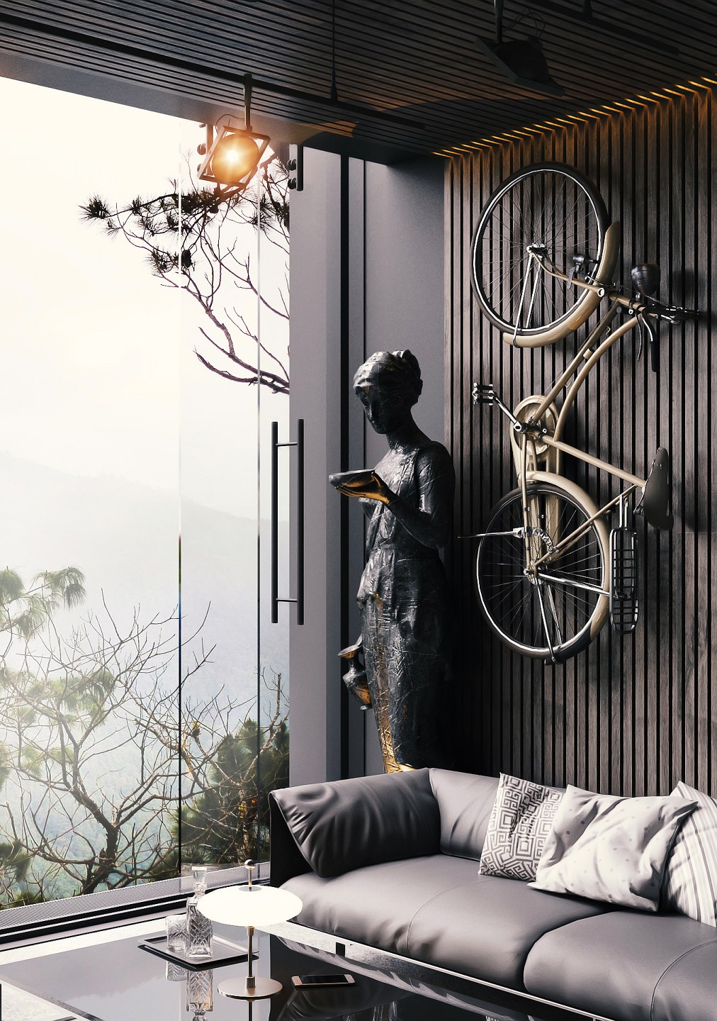 3D Archviz - Interior Black - by Ivan Parra - #463