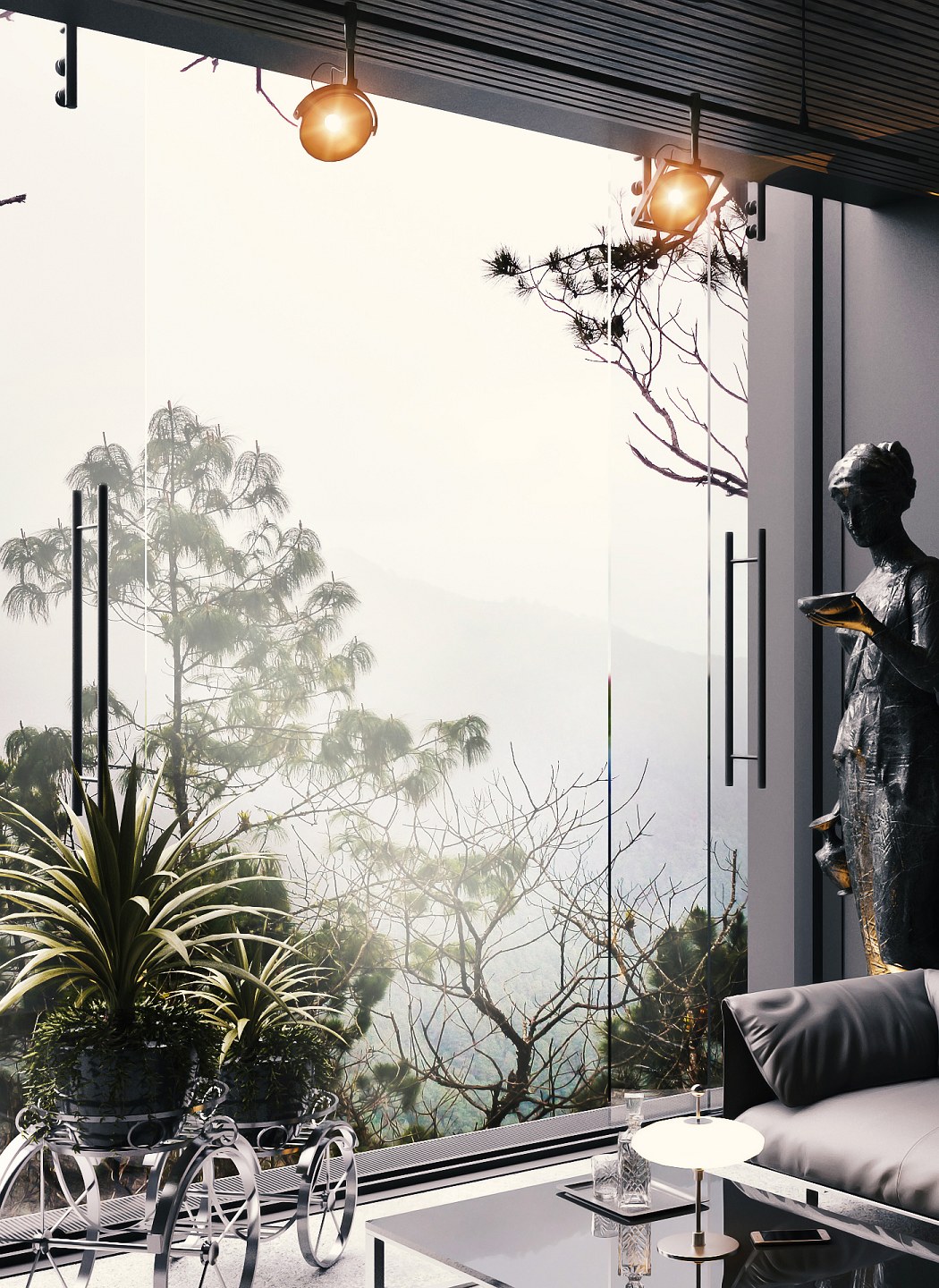 3D Archviz - Interior Black - by Ivan Parra - #464