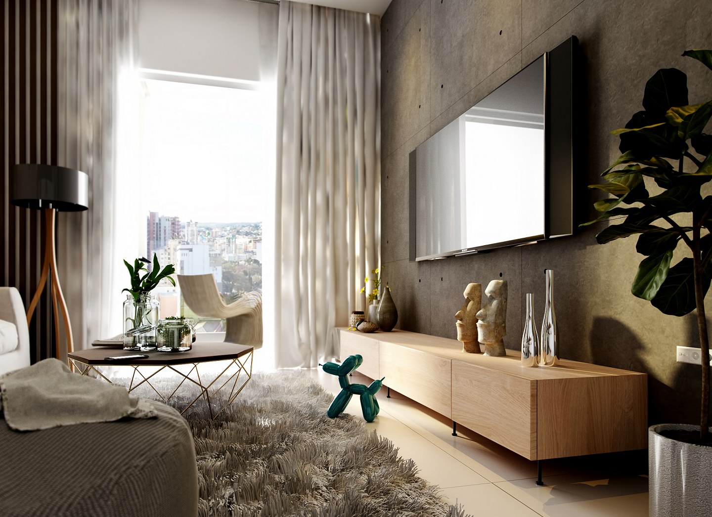 3D Archviz - Small Living Room - by gilmar antonio berlatto - #561