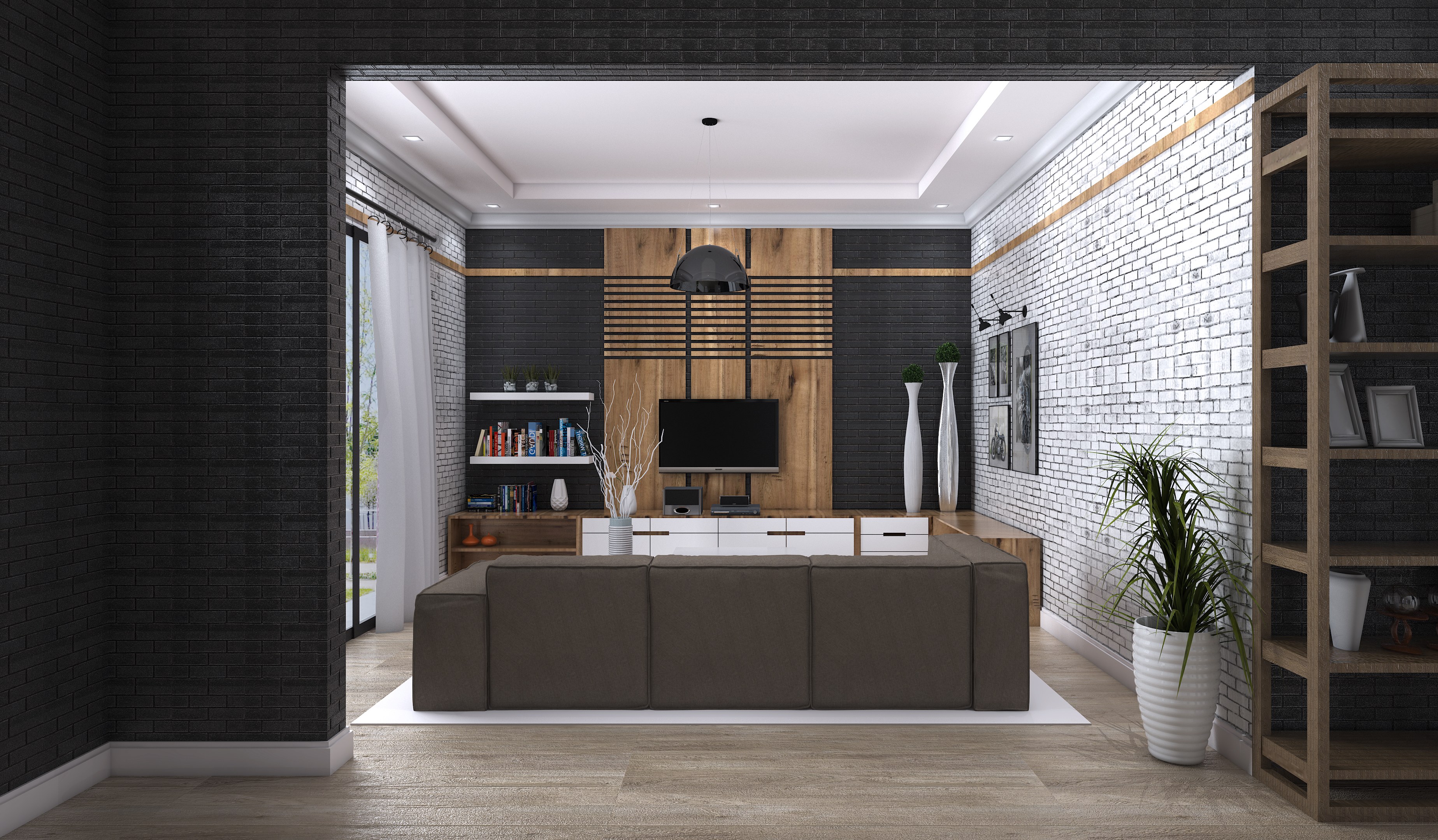 Living Room By Adnan Anbari 803 Sketchuptexture Free 3d Model