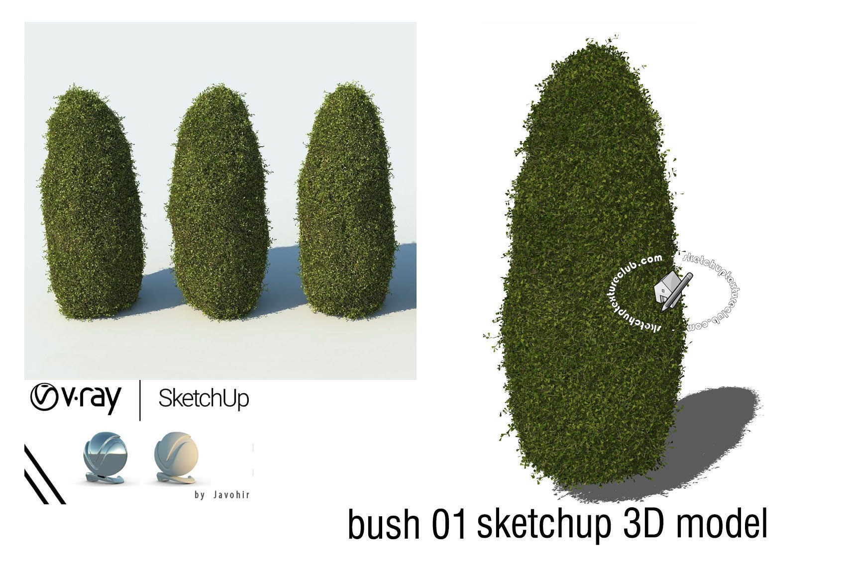 3D Ornamental bushes and trees for the garden - by Javohir Ahmadjonov ...