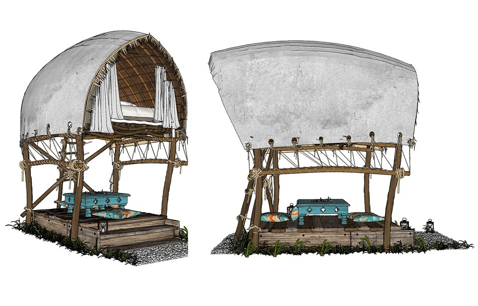 Beach Summer Hut & TUTORIALS - by Thilina Liyanage - #1374 ...