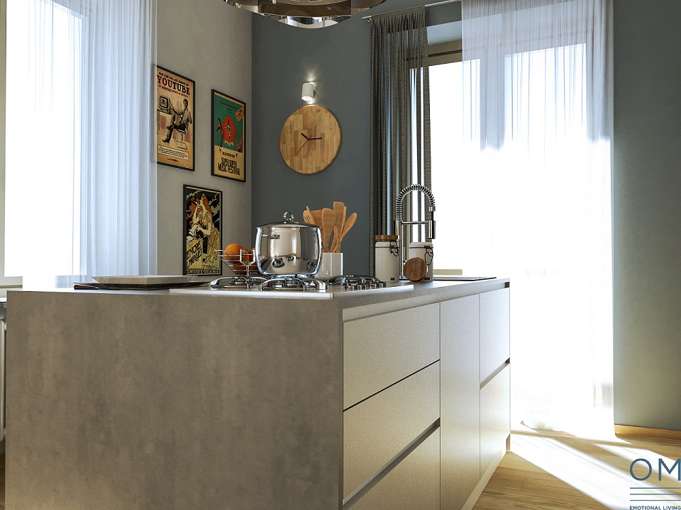 Kitchen Italian Design mod. "concrete" & Visopt - by massimiliano ...