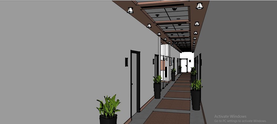 Corridor - by Mahmoud Amer - #712 - Sketchuptexture Free 3D Model