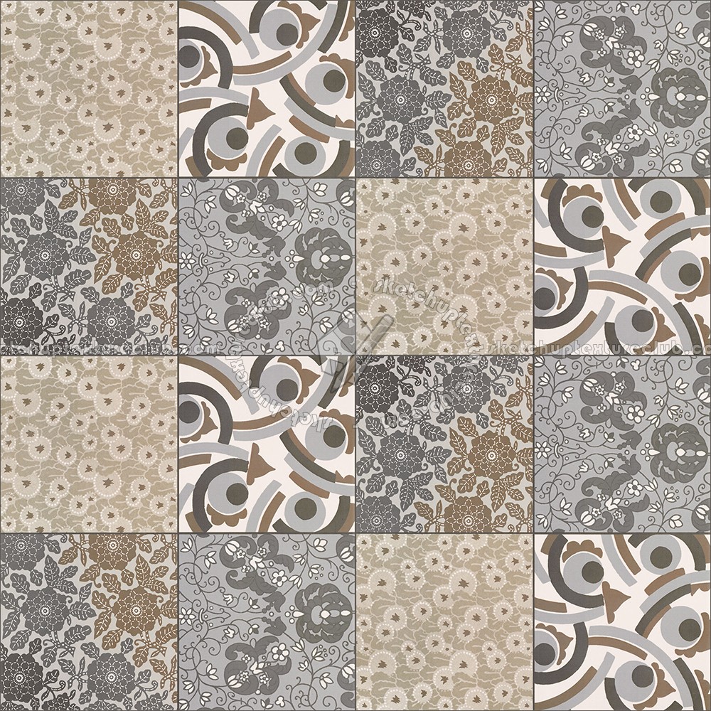 Patchwork Tile Texture Seamless 16588