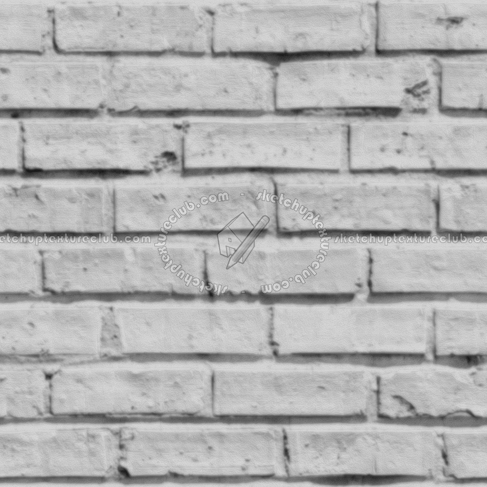 White bricks texture seamless 00490