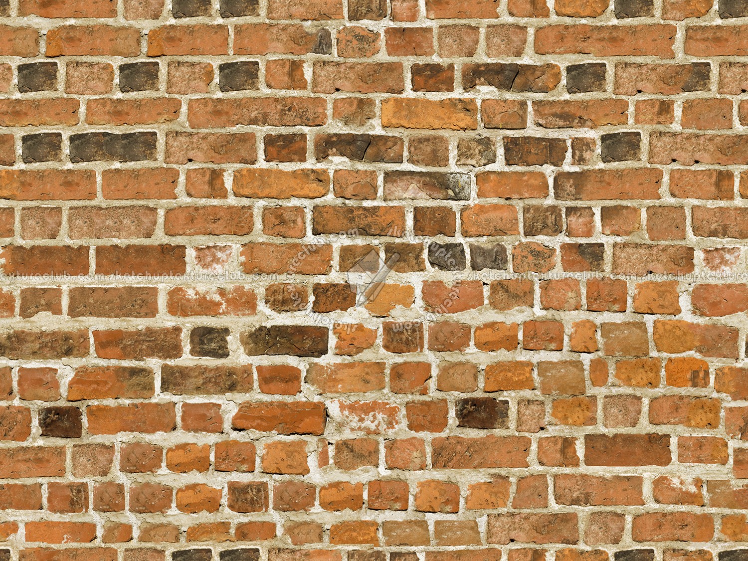 Old bricks texture seamless 00339