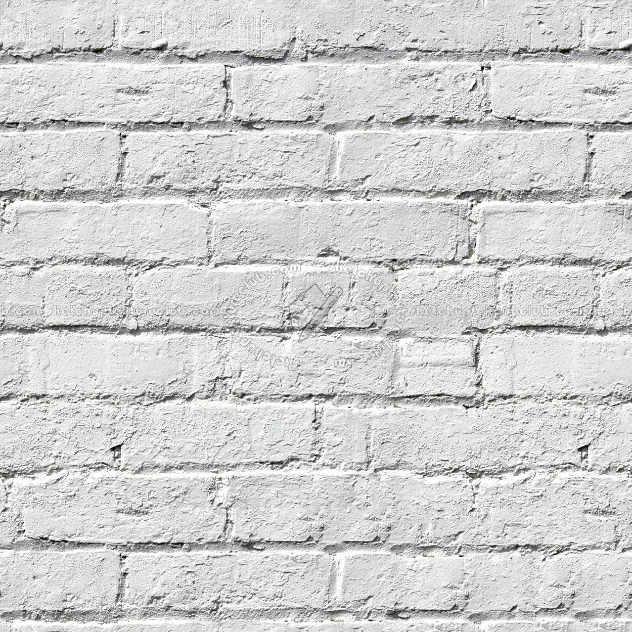 White bricks texture seamless 00494