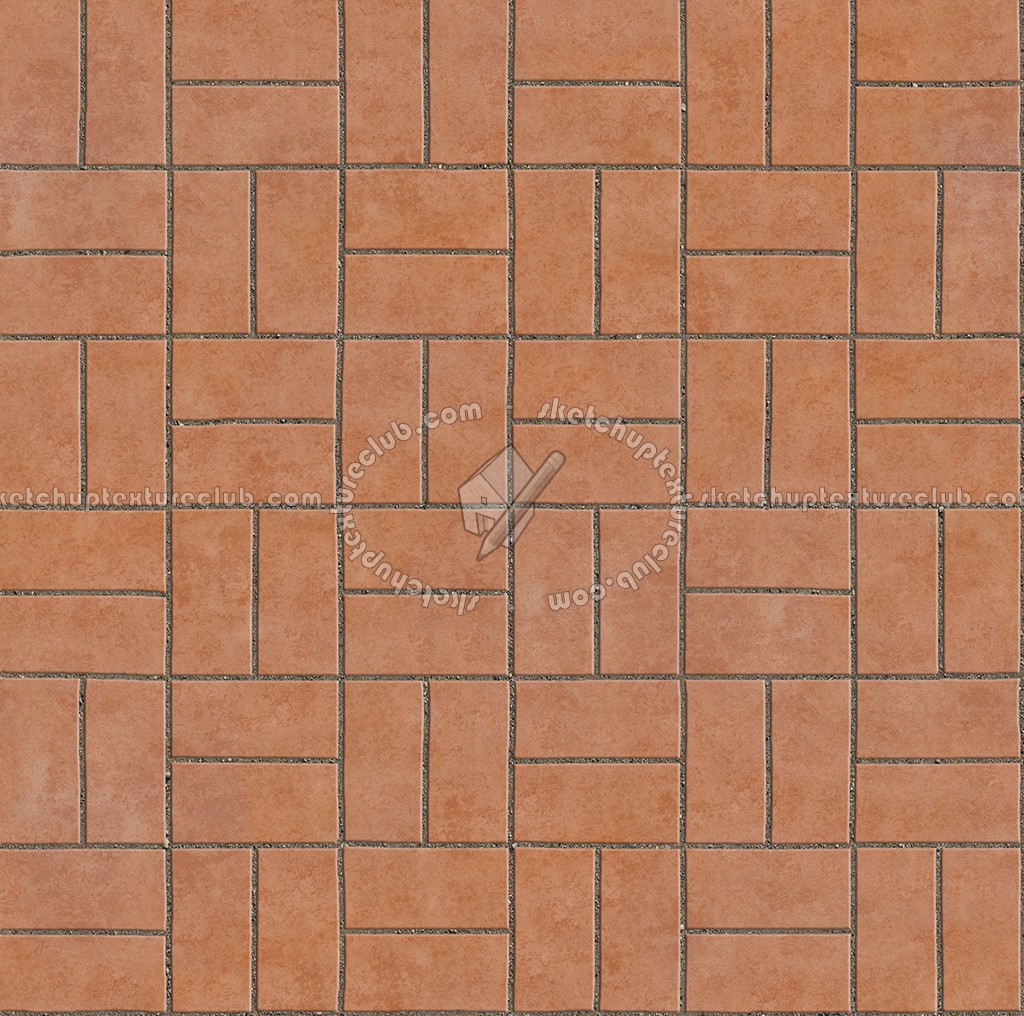 Cotto paving outdoor regular blocks texture seamless 06646