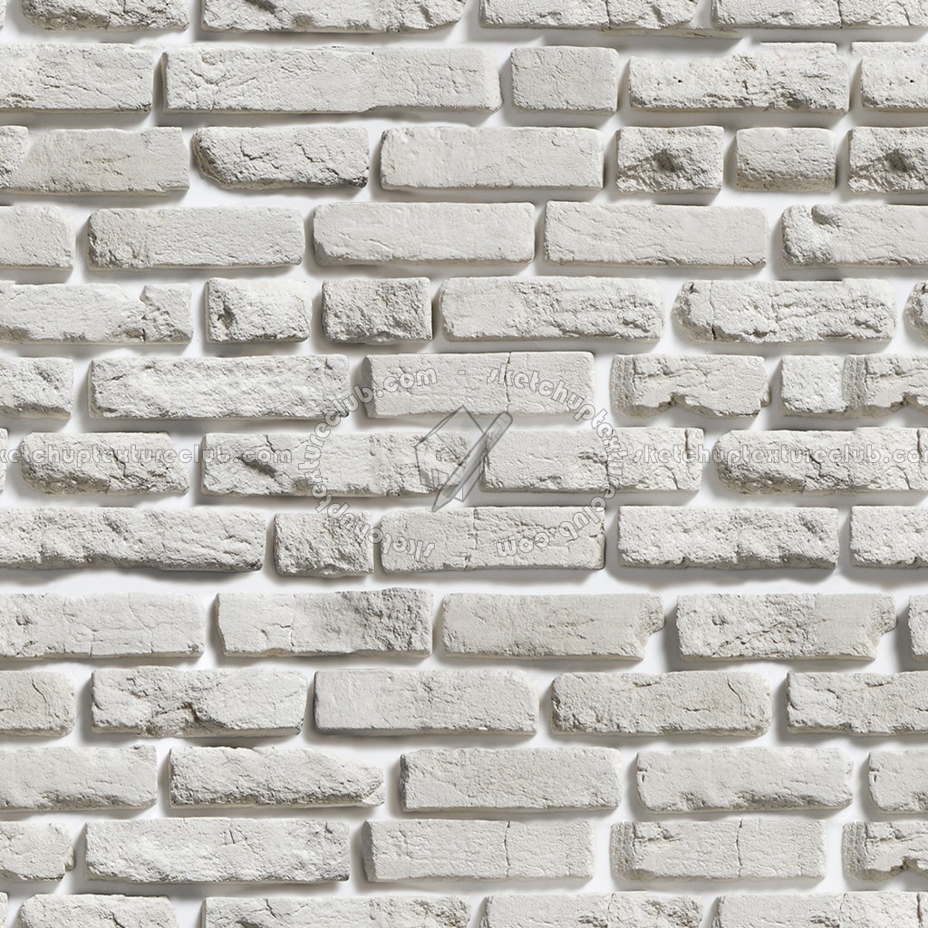 White brick seamless texture - opskery
