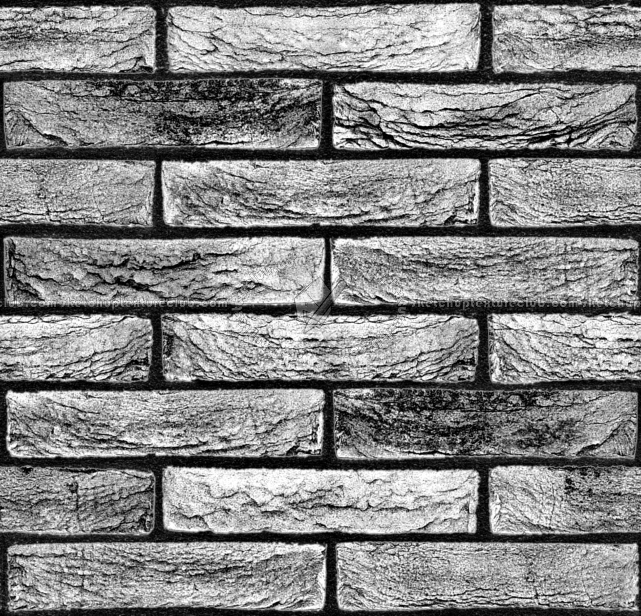 Rustic brick texture seamless 00185