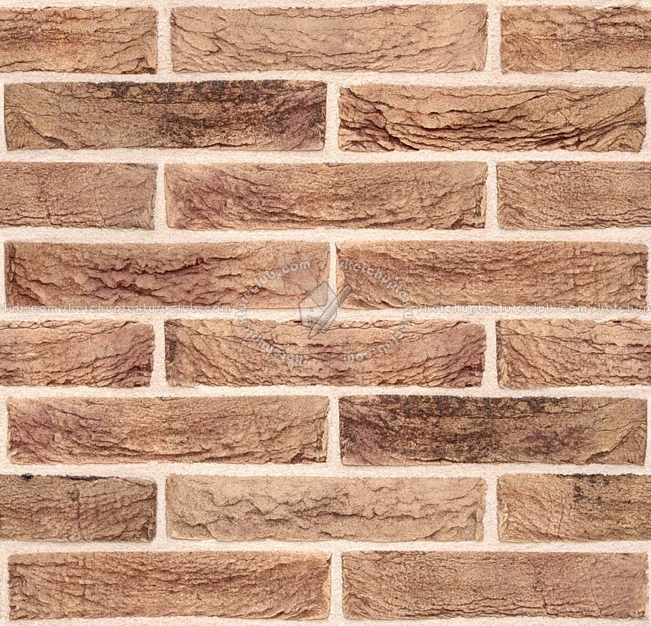 Rustic brick texture seamless 00185