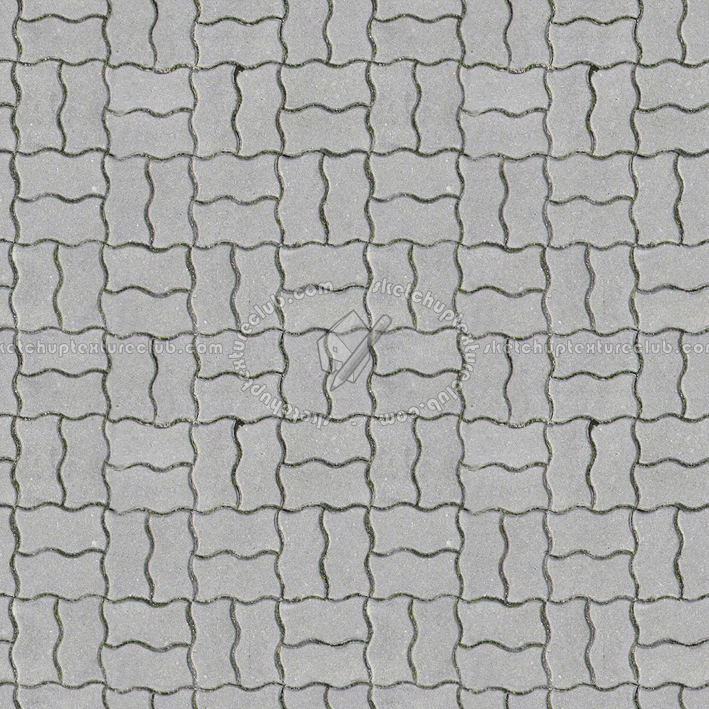 Paving outdoor concrete regular block texture seamless 05638
