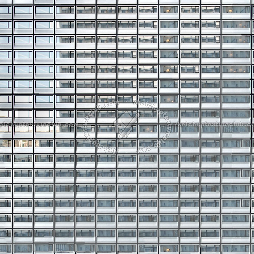 Texture residential building seamless 00763