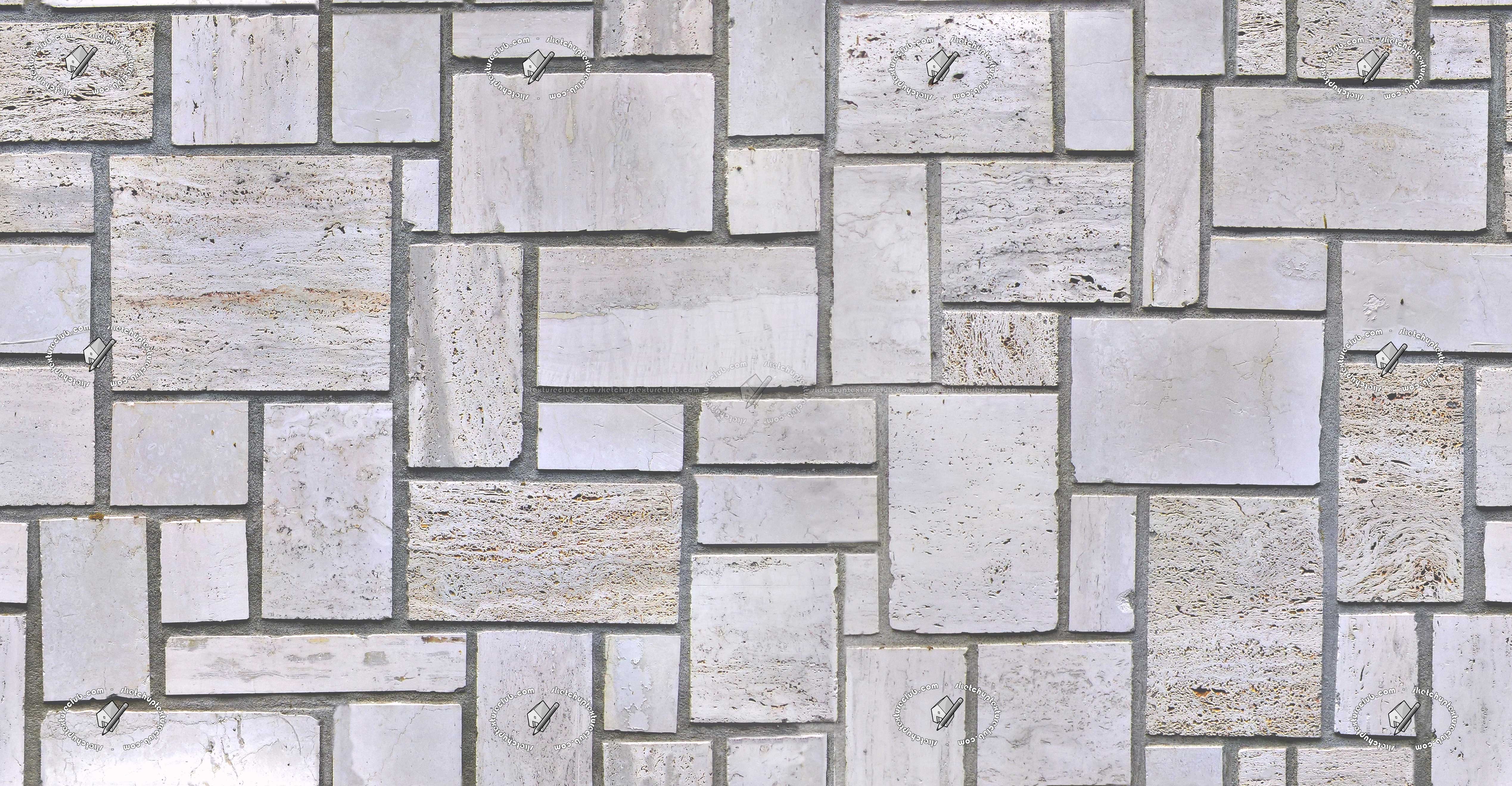 Travertine wall cladding texture seamless 20914