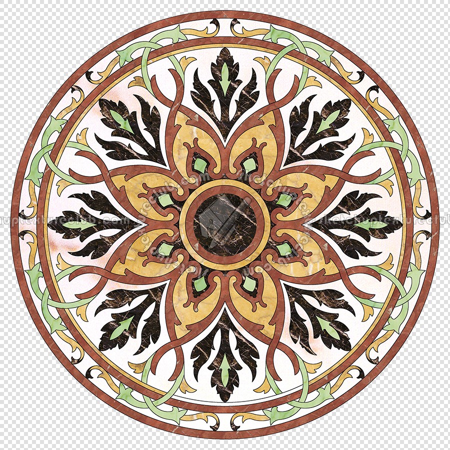 Water jet medallion texture seamless 16353