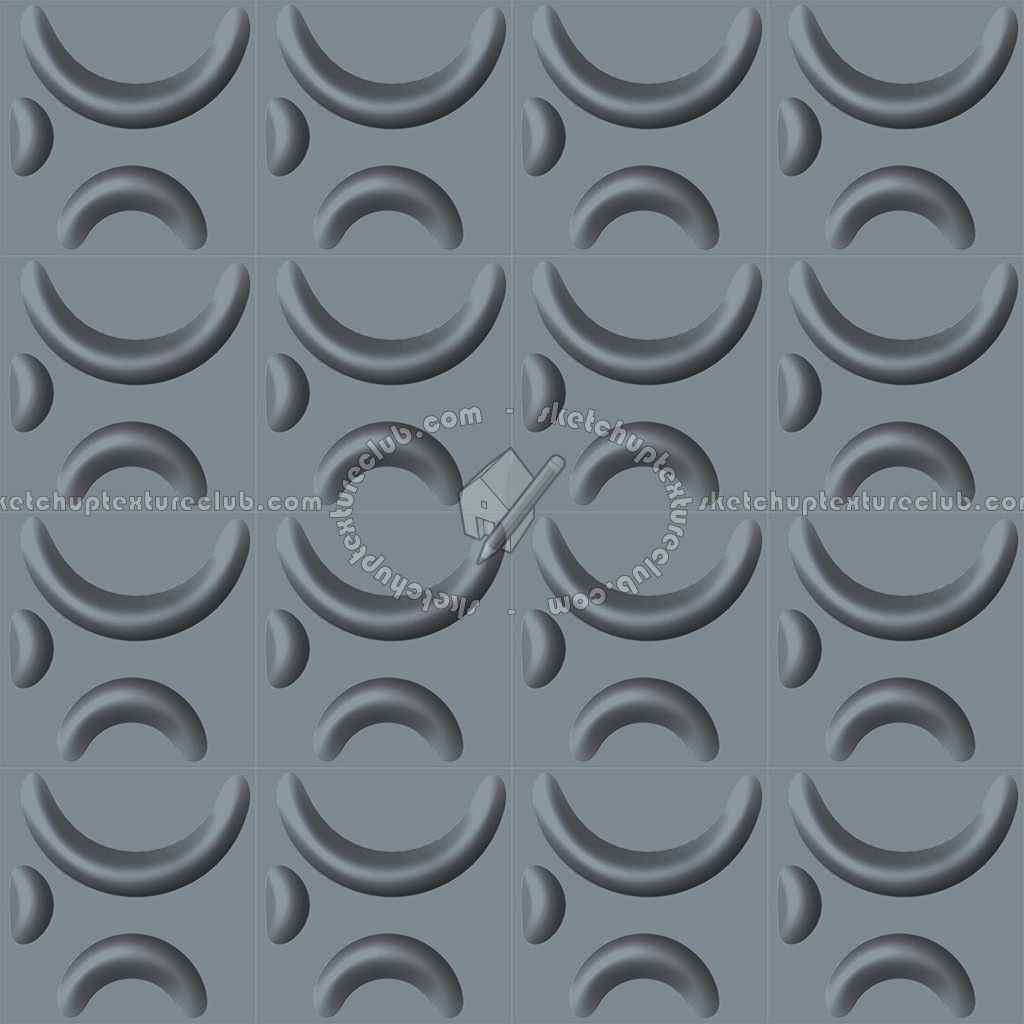 Interior 3D wall panel texture seamless 02733