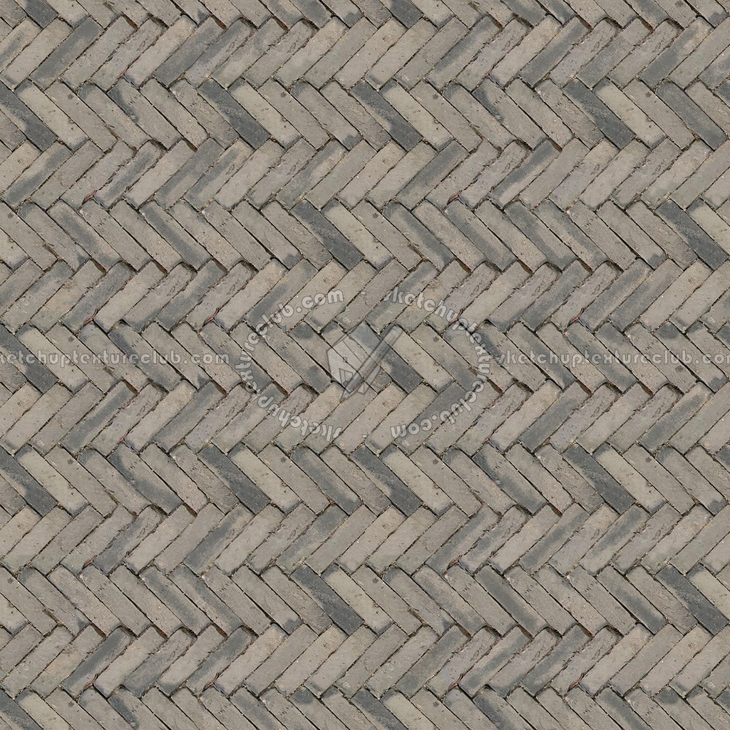 Concrete paving herringbone outdoor texture seamless 05807
