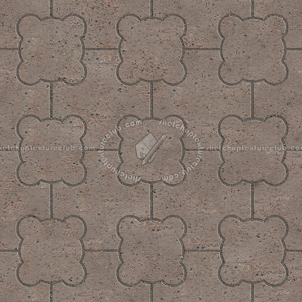 Paving concrete mixed size texture seamless 05580