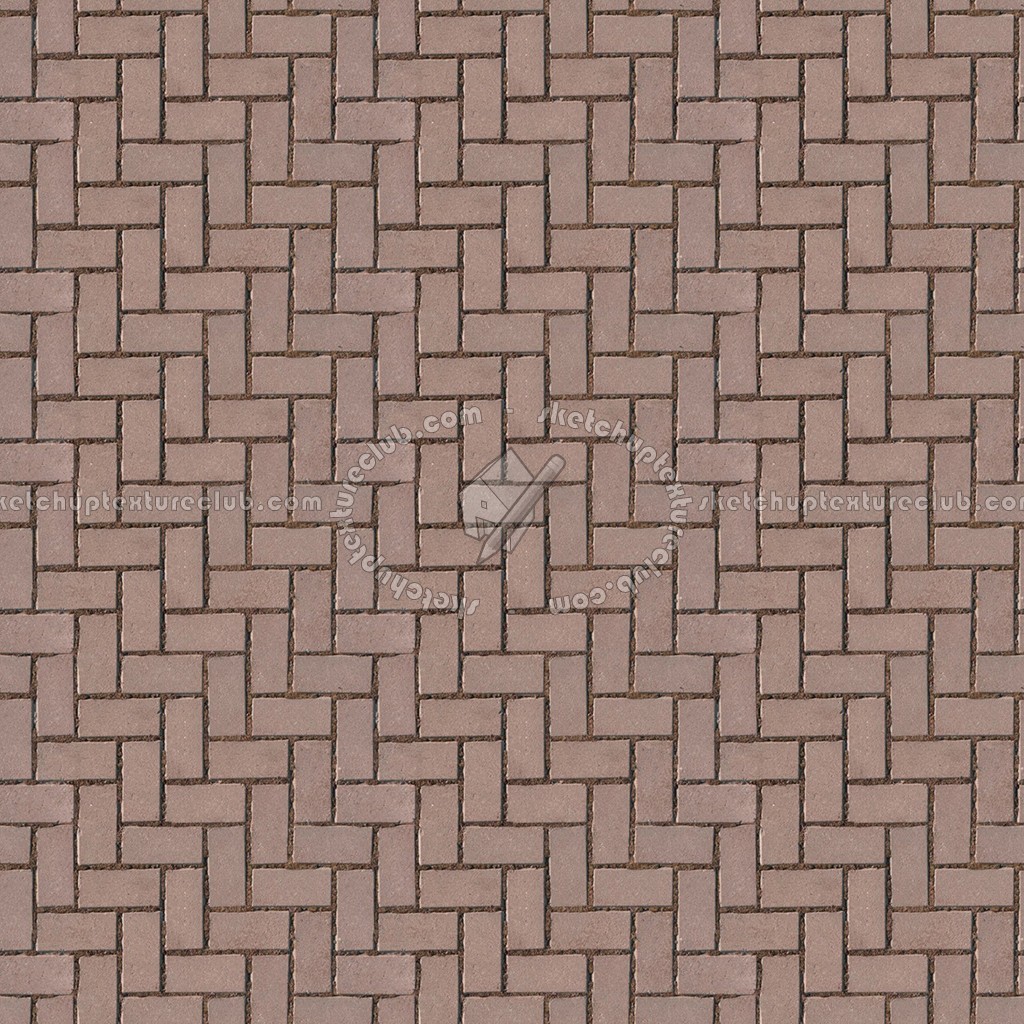 Concrete paving herringbone outdoor texture seamless 05809