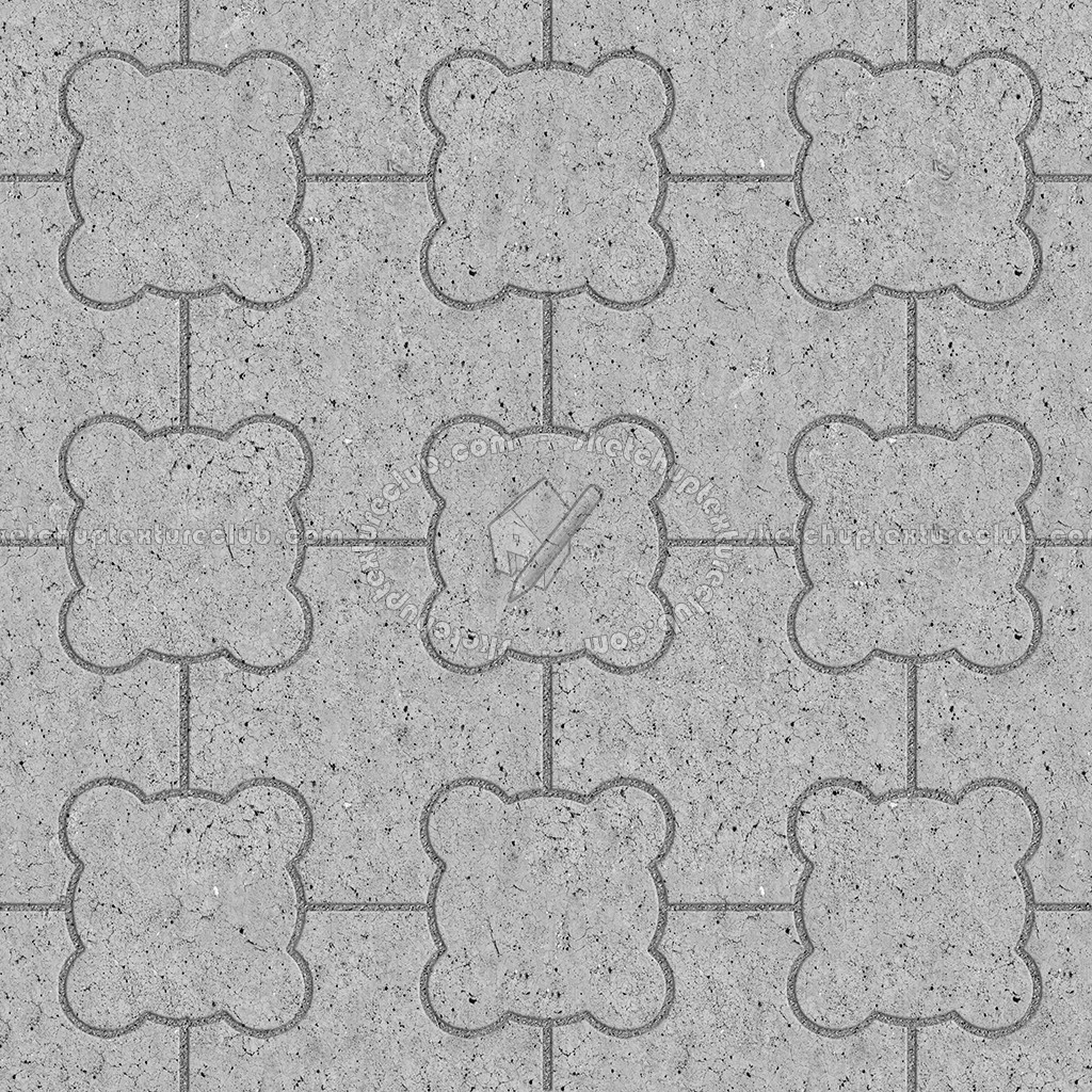 Paving concrete mixed size texture seamless 05581