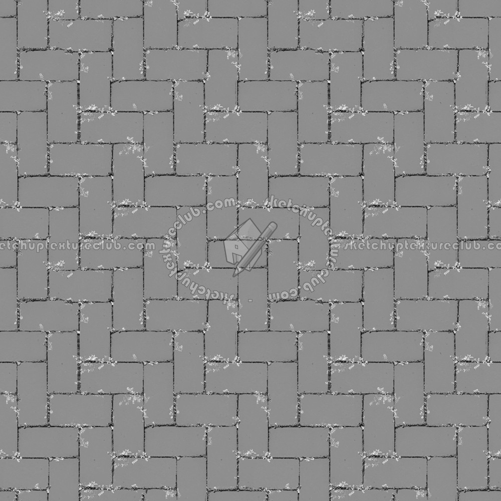 Concrete paving herringbone outdoor texture seamless 05810