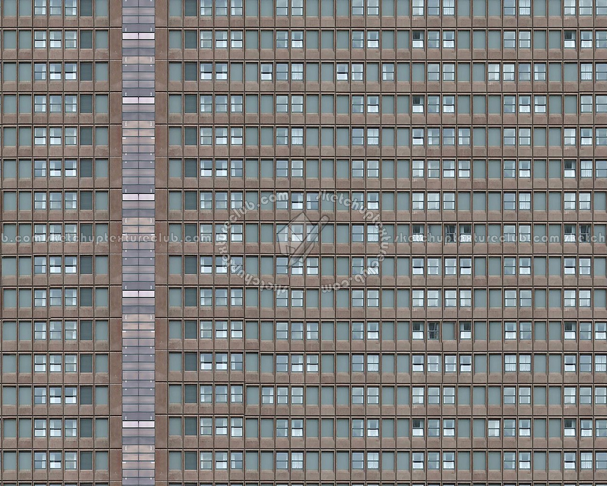 Texture residential building seamless 00770