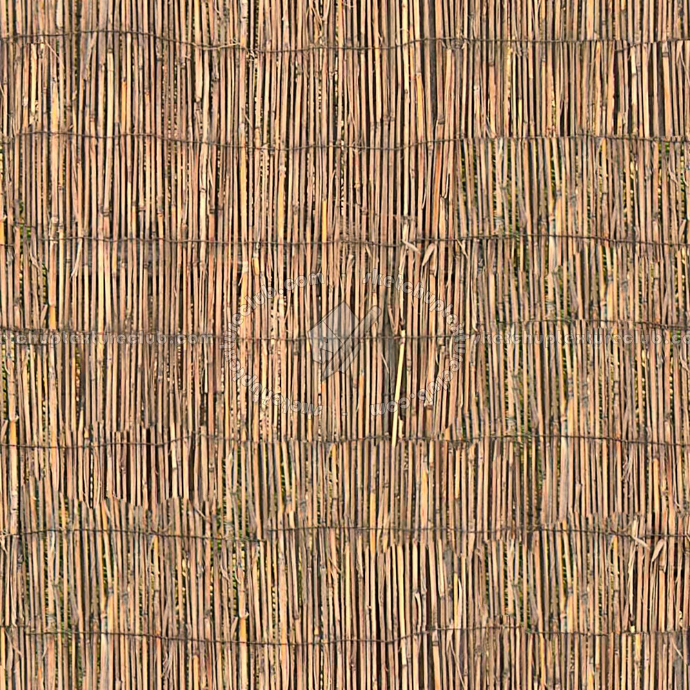 Bamboo Fence Texture Seamless 12289