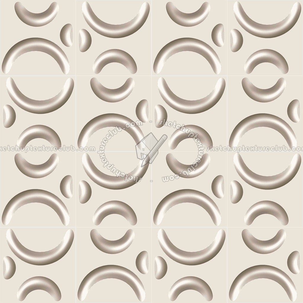 Interior 3D wall panel texture seamless 02746