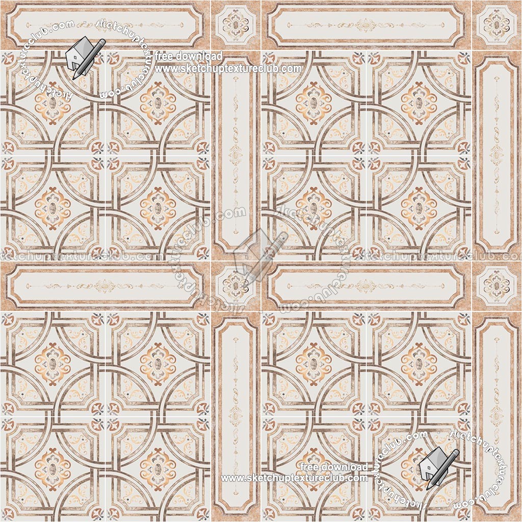 Ceramic floor tile geometric patterns texture seamless 18890