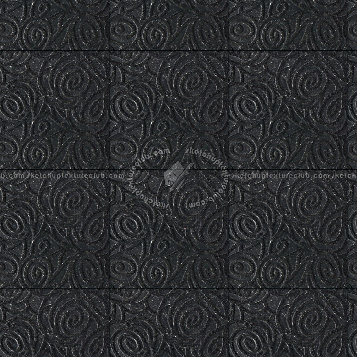 Lava square ornate tile texture seamless 15992