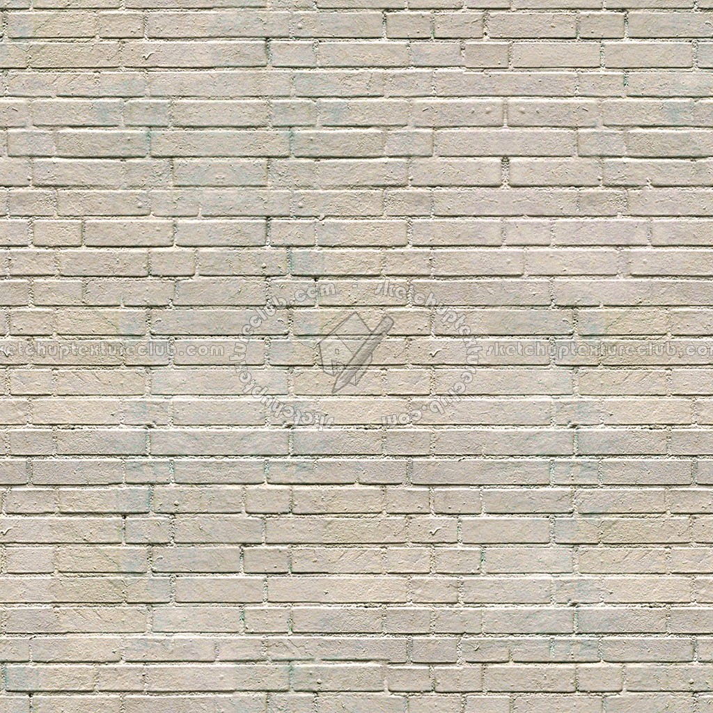 White bricks texture seamless 00523