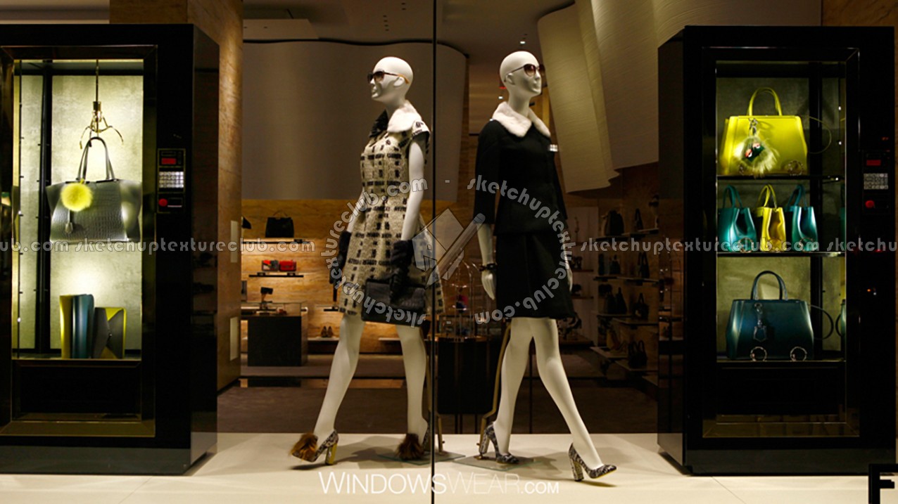 shop windows textures