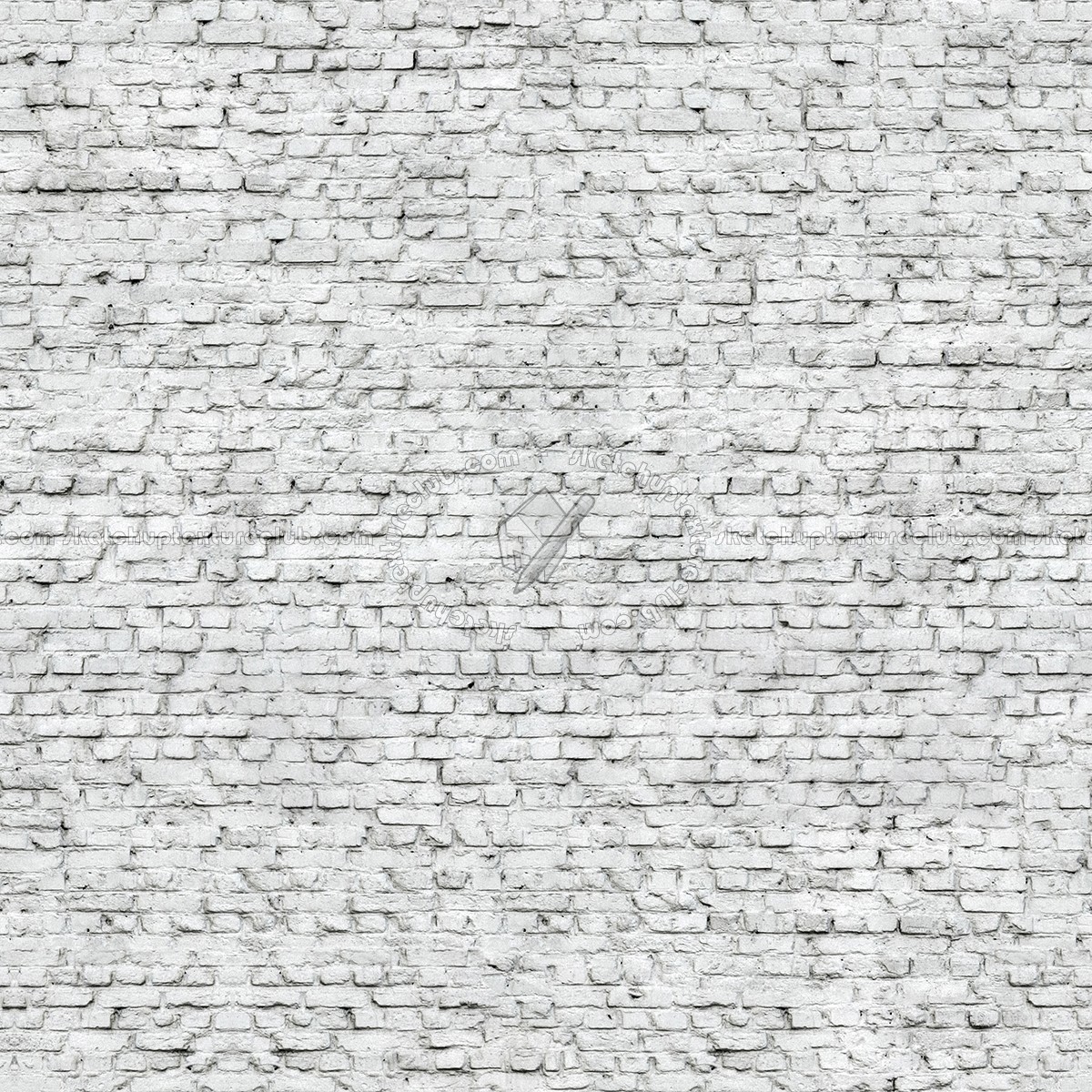 White bricks texture seamless 00528