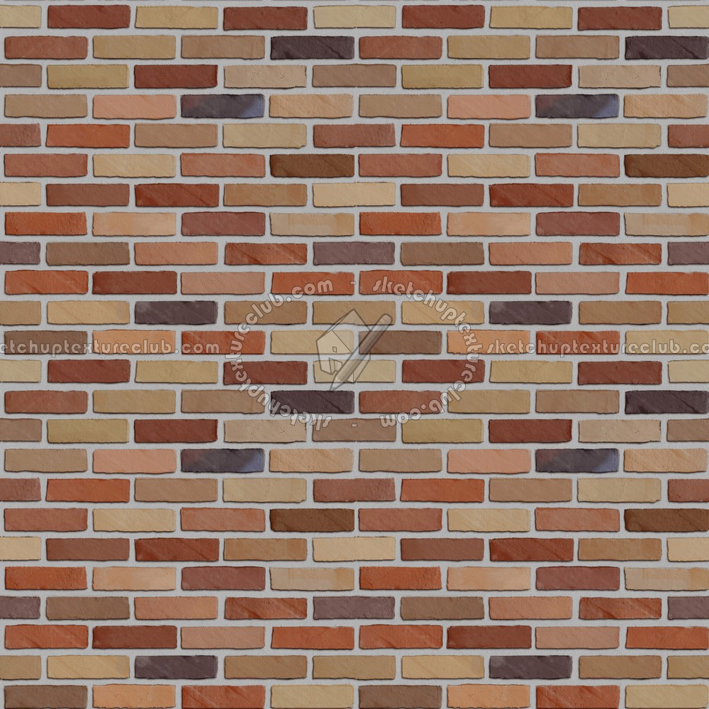Facing smooth bricks texture seamless 00303