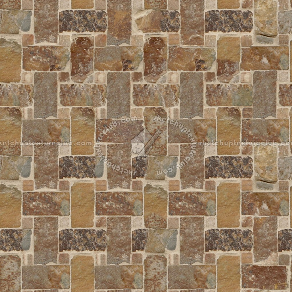mixed blocks stone outdoor floorings textures seamless