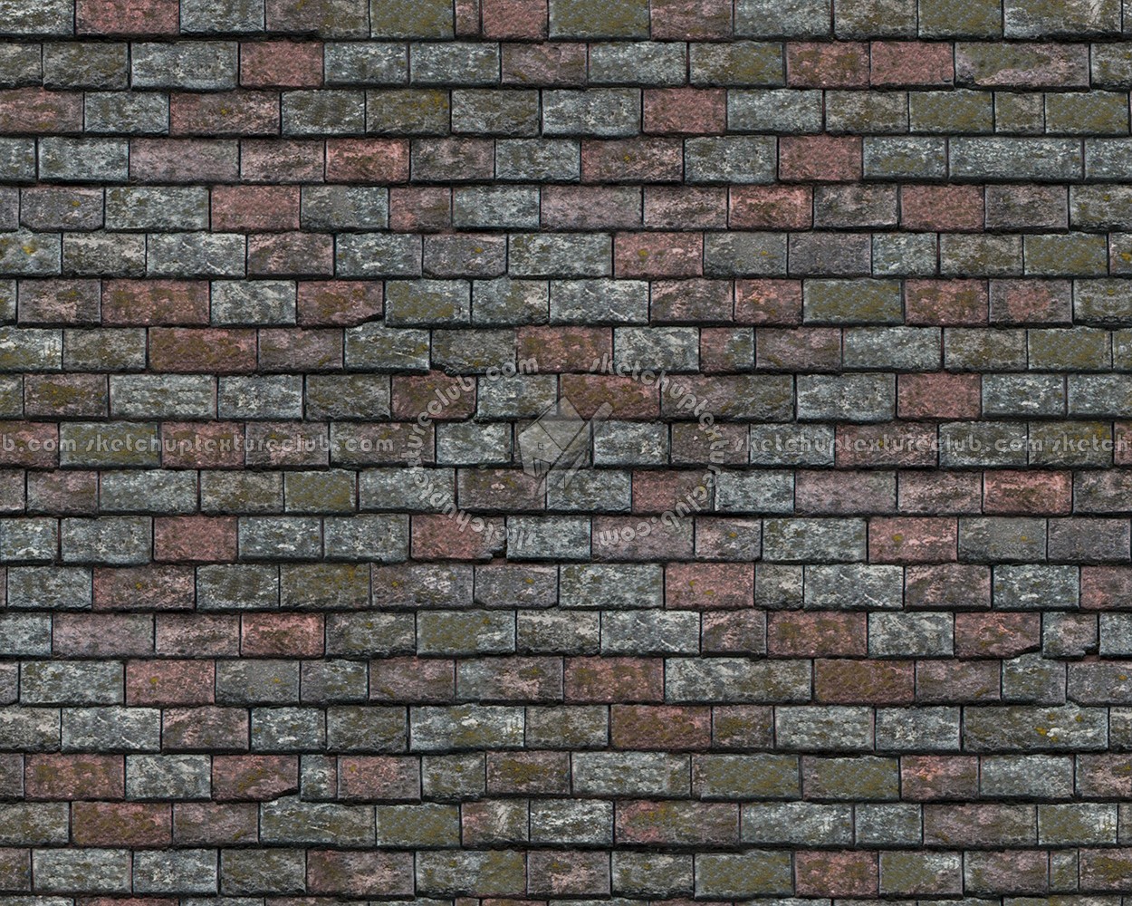 Dirty slate roofing texture seamless 03954