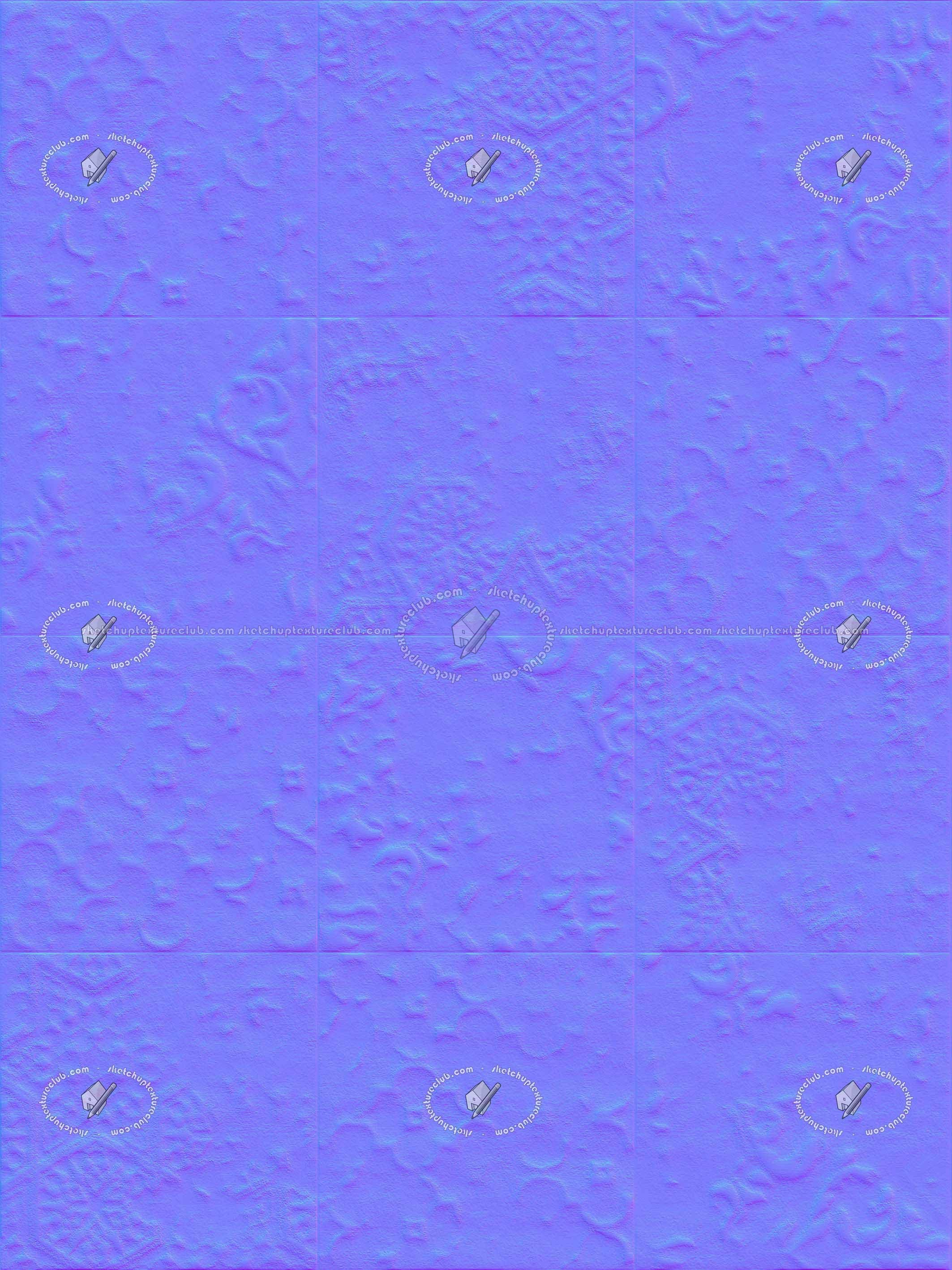 Ceramic patchwork tile texture seamless 21242