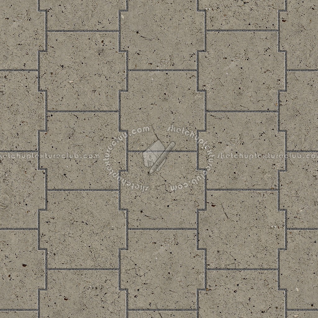 Paving concrete mixed size texture seamless 05623