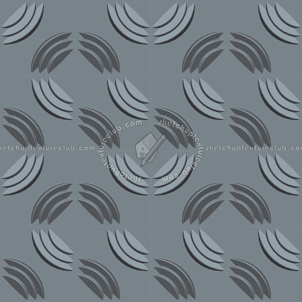Interior 3D wall panel texture seamless 02782