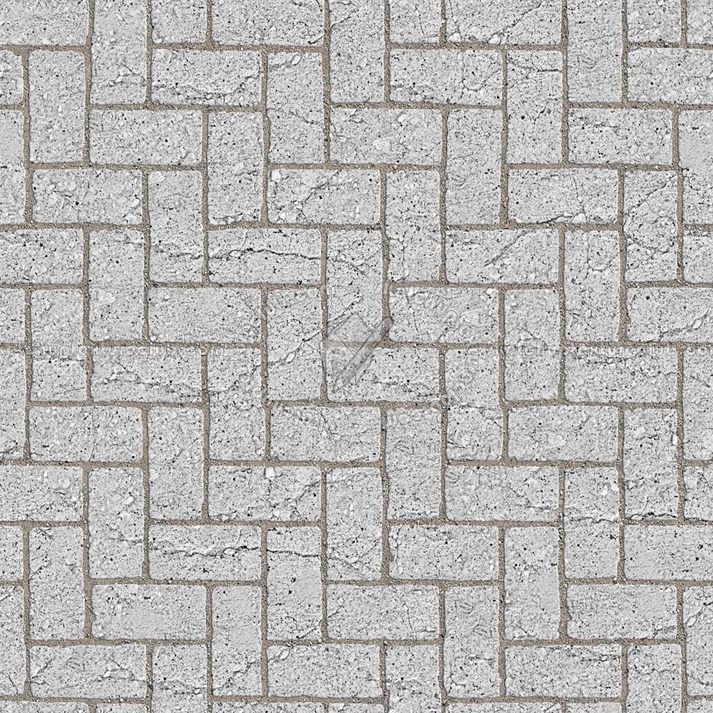 Concrete paving herringbone outdoor texture seamless 05857
