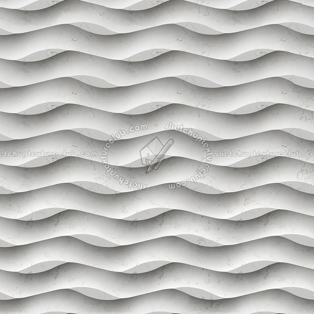 interior decorative 3D wall white panels textures seamless