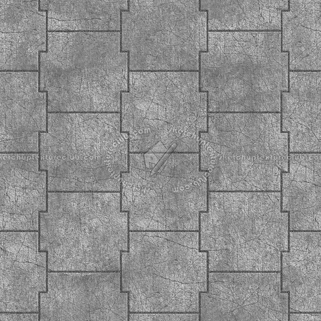 Concrete paving outdoor damaged texture seamless 05556