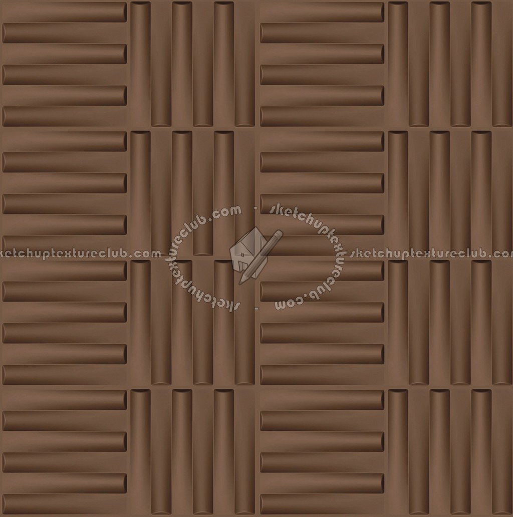 Interior 3D wall panel texture seamless 02798