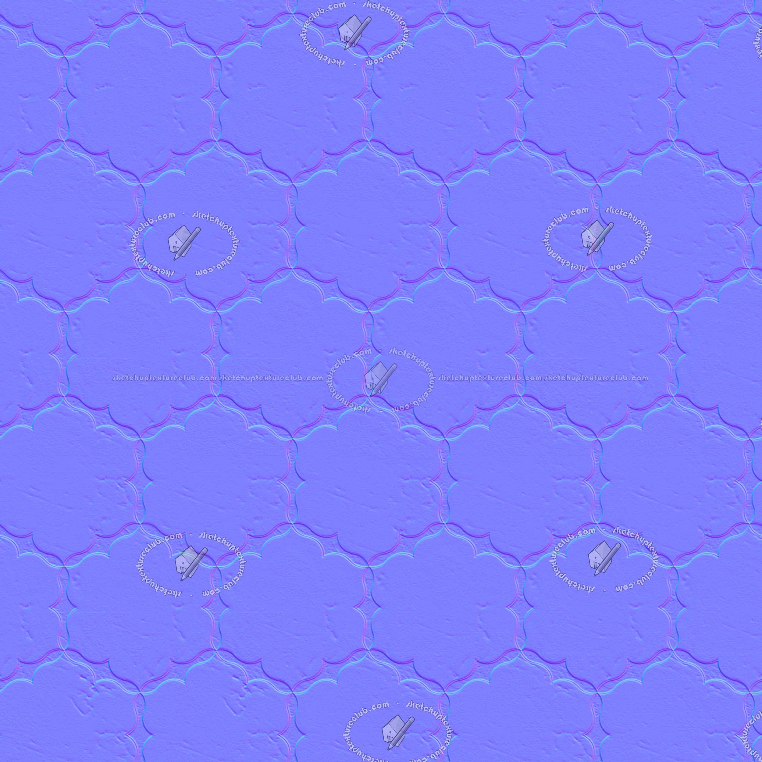 Hexagonal white marble tile texture seamless 20619