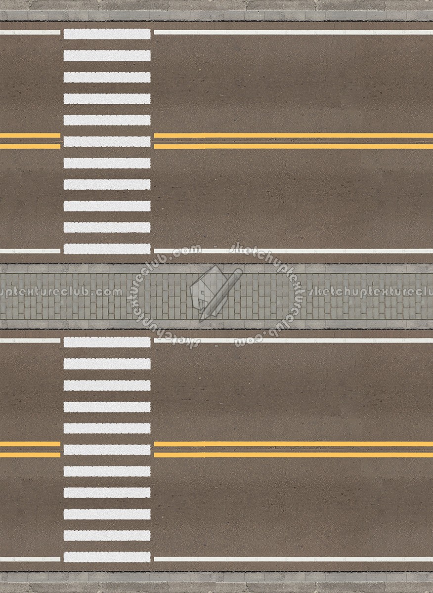 Road Intersection Texture