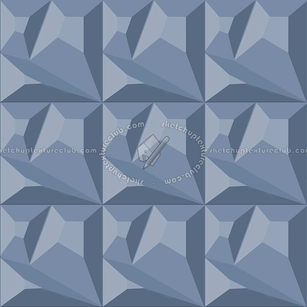 Interior 3D wall panel texture seamless 02821